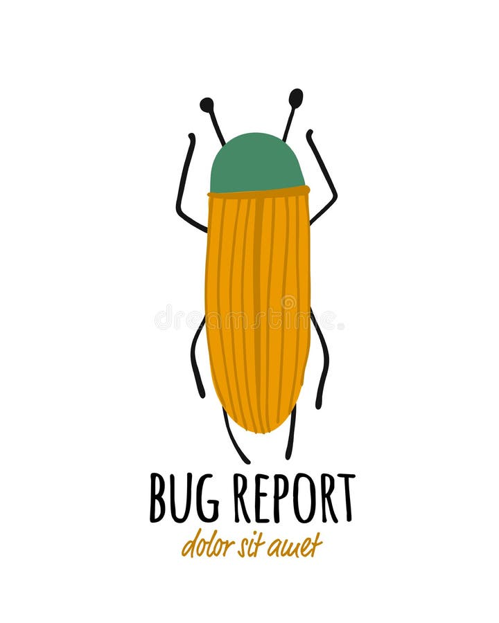Funny Beetle, Bug Character for Your Design Stock Vector - Illustration ...