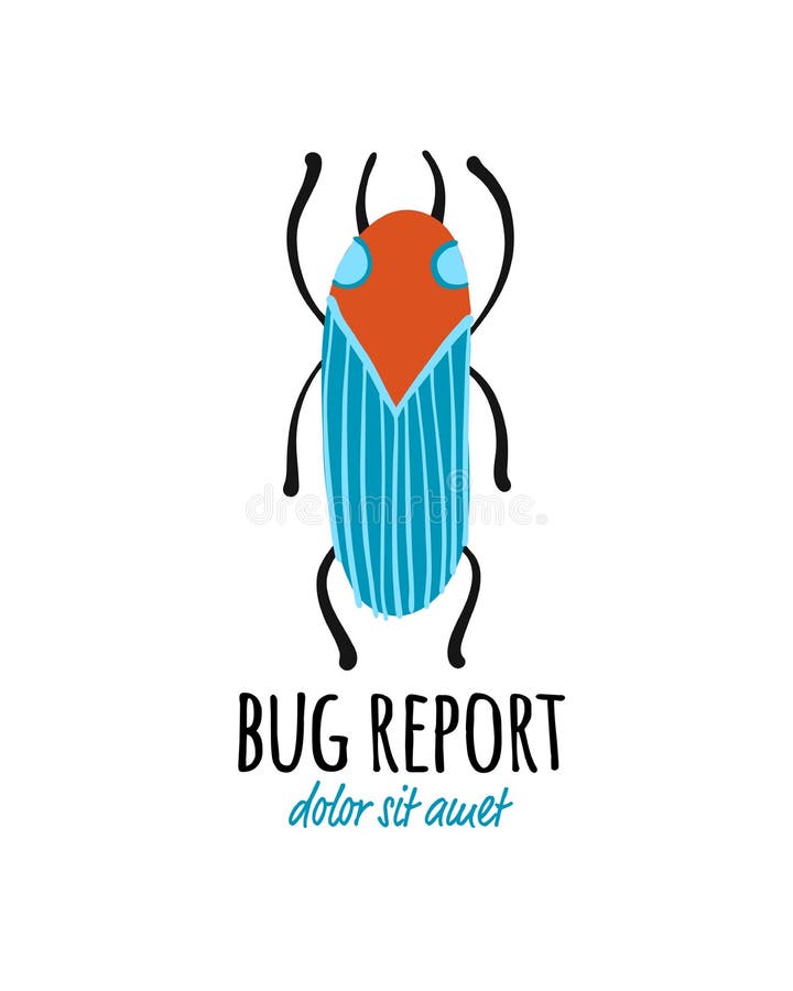 Funny Beetle, Bug Character for Your Design Stock Vector - Illustration ...