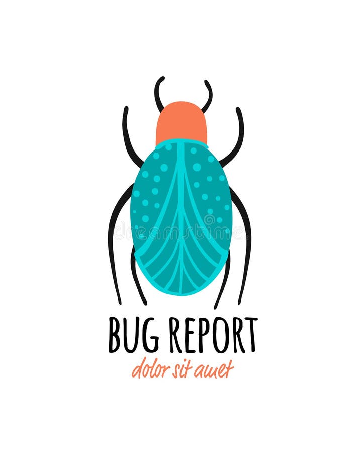 Funny Beetle, Bug Character for Your Design Stock Vector - Illustration ...
