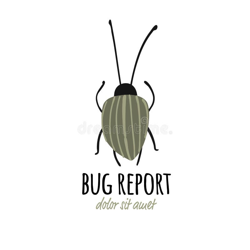 Funny Beetle, Bug Character for Your Design Stock Vector - Illustration ...