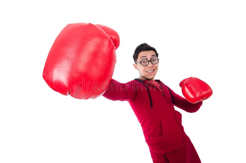 Funny boxer stock photo. Image of humor, anger, humour - 40680152