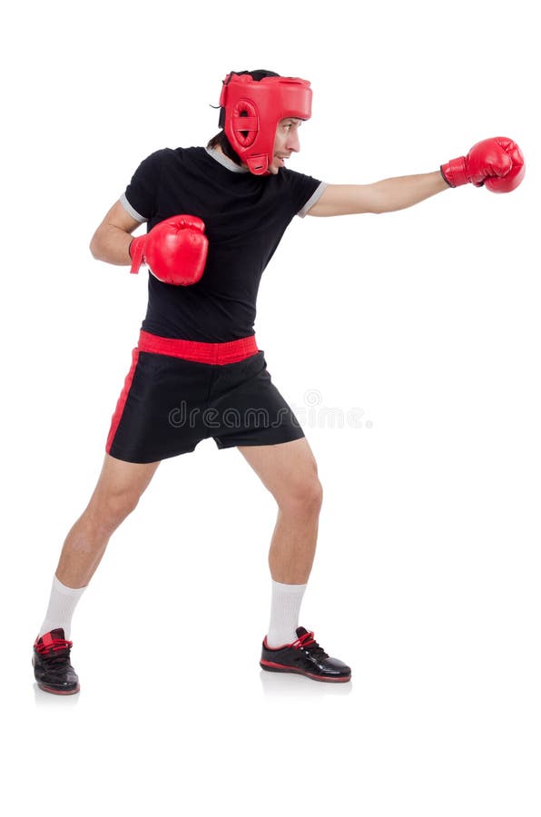 Funny boxer stock image. Image of glove, fighter, furious - 50758201