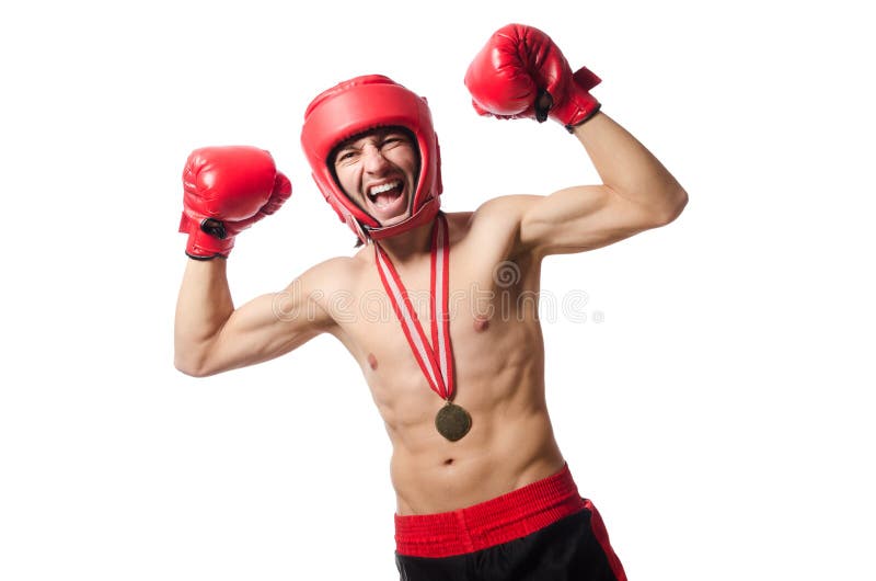 Funny boxer stock image. Image of humor, healthy, irate - 51441939