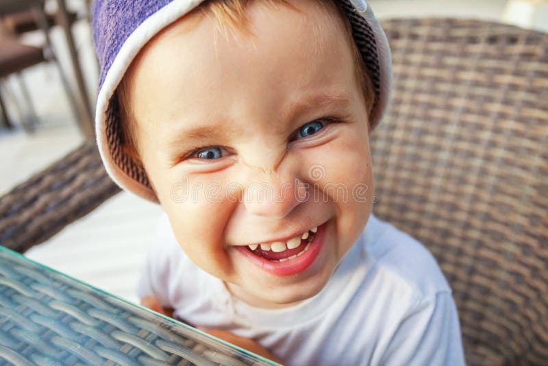 Funny boy stock photo. Image of little, happy, emotion - 49150406