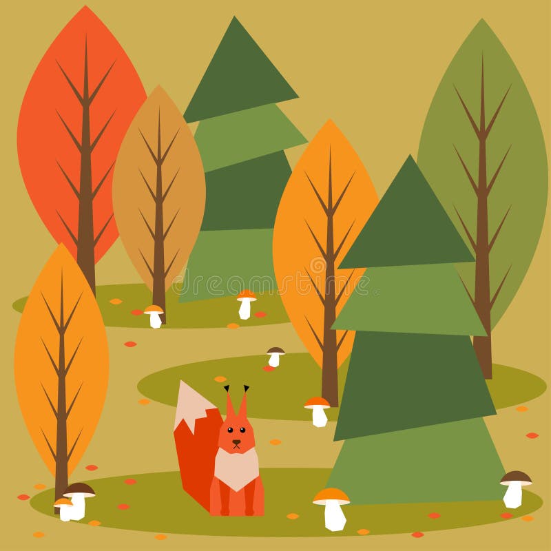 Cartoon Autumn Forest Stock Illustrations – 55,208 Cartoon Autumn ...