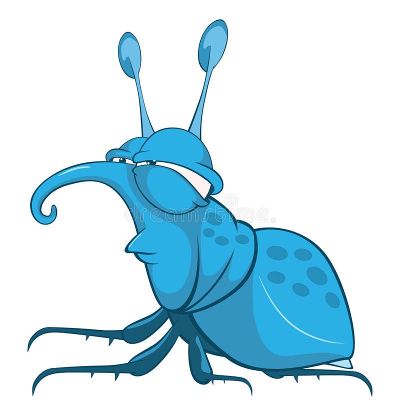 Funny Bug Cartoon Character Stock Vector - Illustration of nature ...