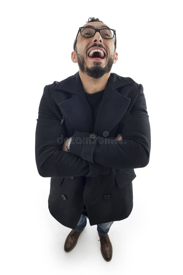 Man with a Surprised Facial Expression Stock Photo - Image of message ...