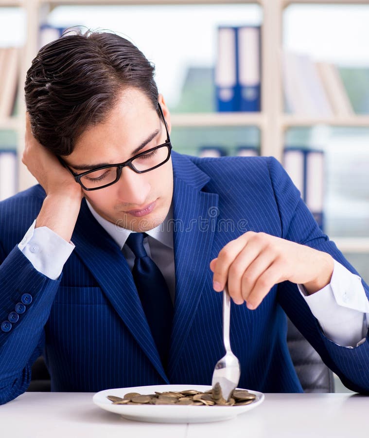 146 Businessman Eating Coins Stock Photos - Free & Royalty-Free Stock ...
