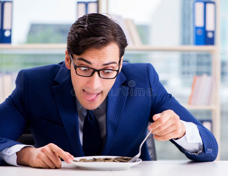 148 Businessman Eating Coins Stock Photos - Free & Royalty-Free Stock ...