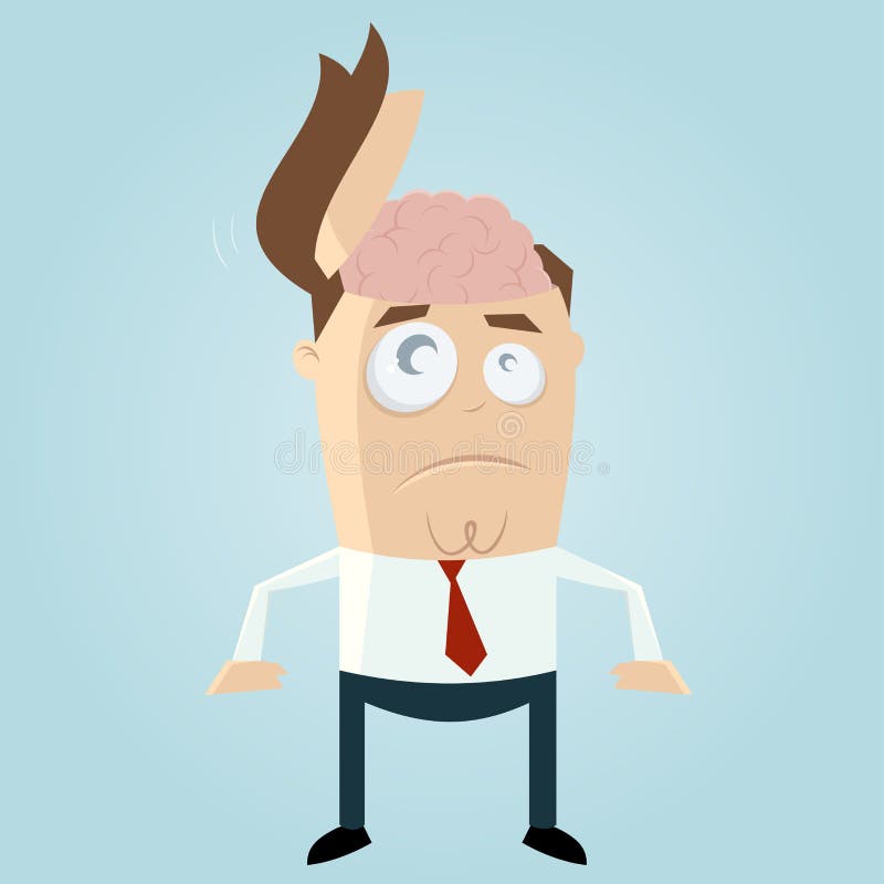 Cartoon Head Open Brain Stock Illustrations – 691 Cartoon Head Open ...