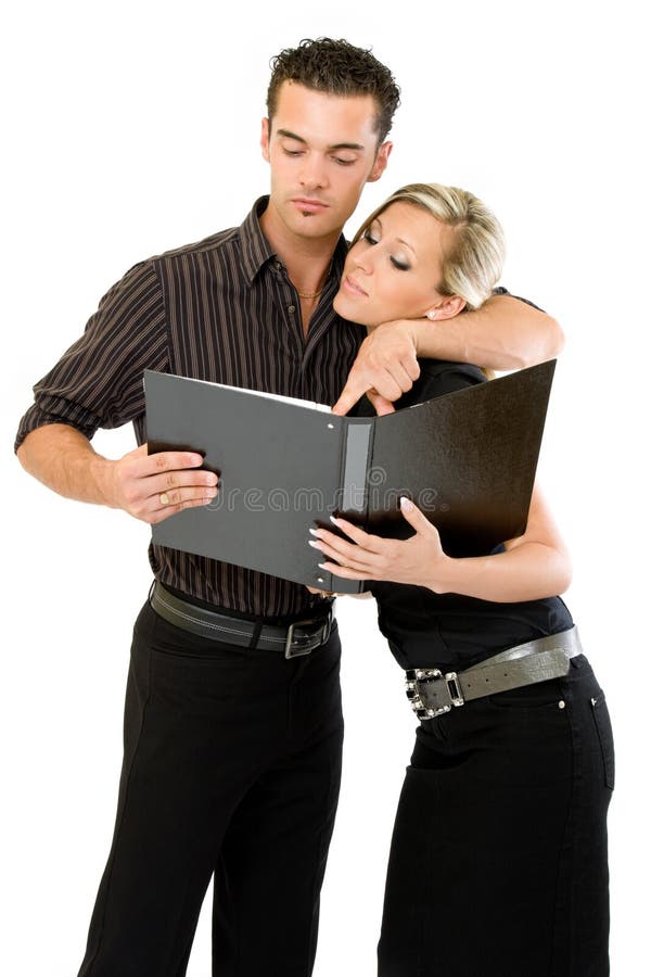 Happy Auditor Business Woman Stock Photo - Image of manager, document ...