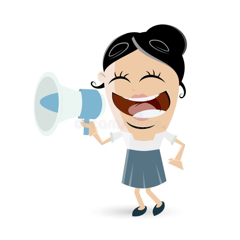 Cartoon man with megaphone stock vector. Illustration of humor - 21739655 Cartoon man with megaphone stock vector. Illustration of humor - 21739655