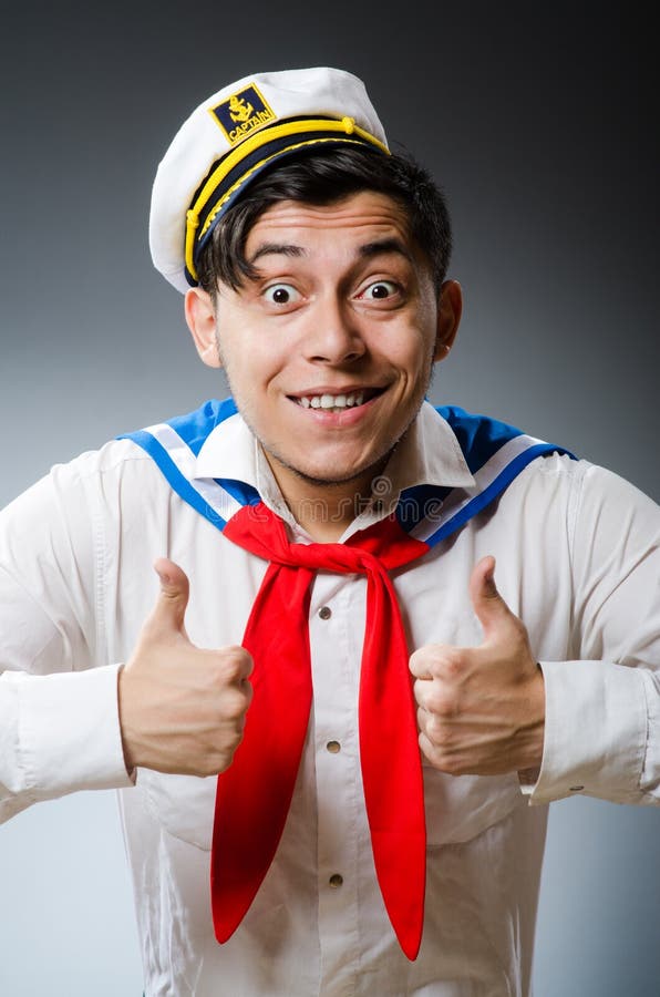 Funny captain sailor stock image. Image of captain, sail - 44324913