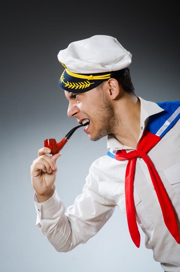 Funny captain sailor stock photo. Image of captain, lovely - 45512360