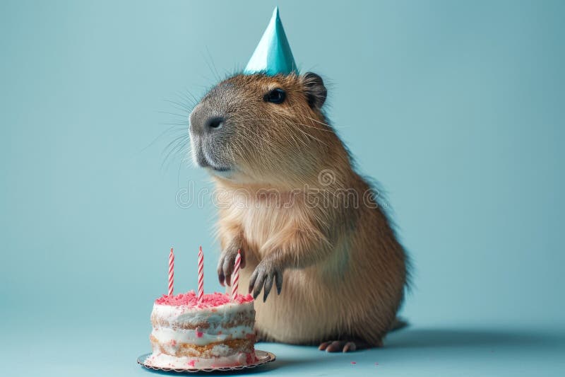 Birthday Capybara Cake Stock Photos - Free & Royalty-Free Stock Photos ...
