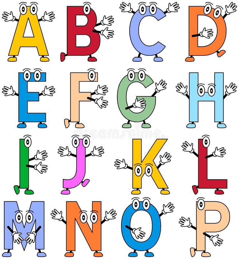 Cartoon Alphabet Stock Illustrations – 170,330 Cartoon Alphabet Stock ...