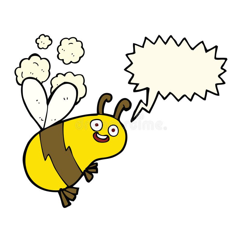 Bee Speech Bubble Stock Illustrations – 594 Bee Speech Bubble Stock ...