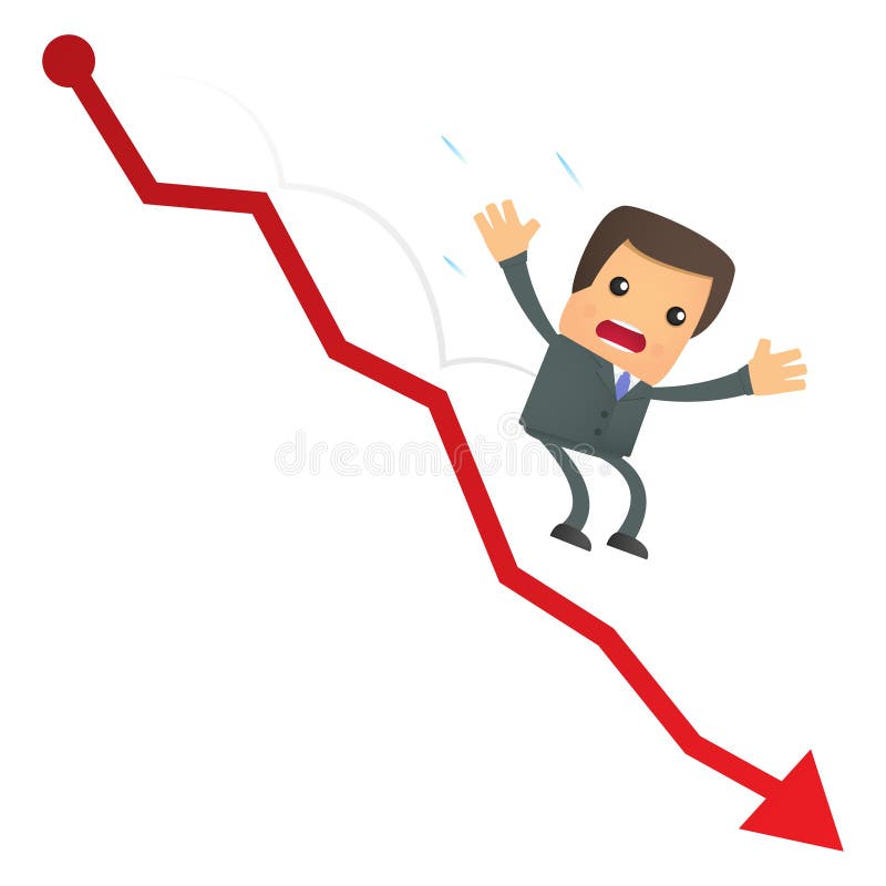 Businessman up & down stock vector. Illustration of human - 18443296
