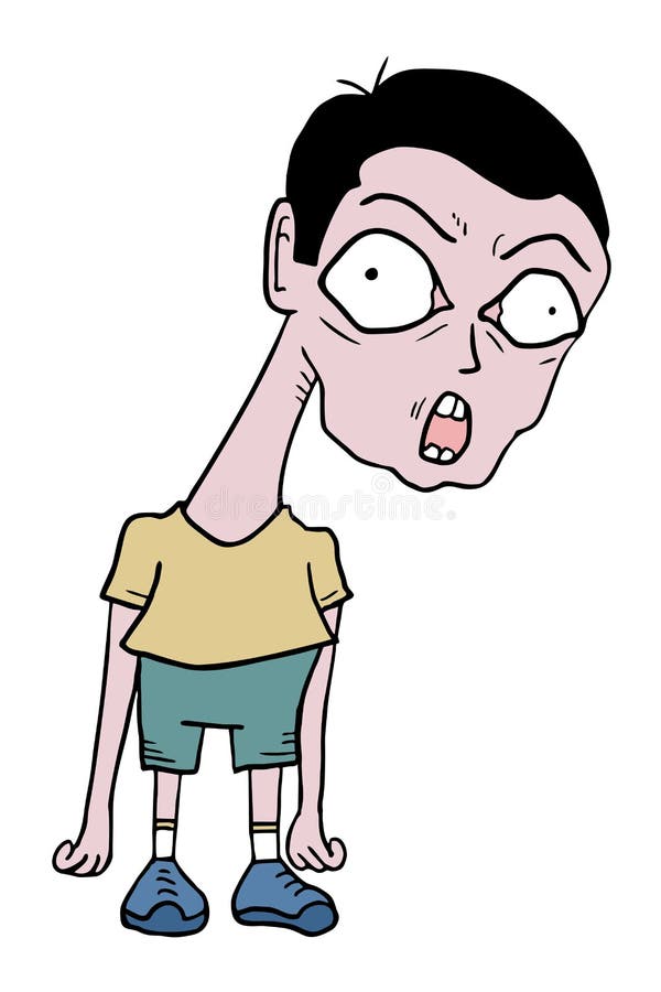 Funny cartoon character stock vector. Illustration of crazy - 65829060