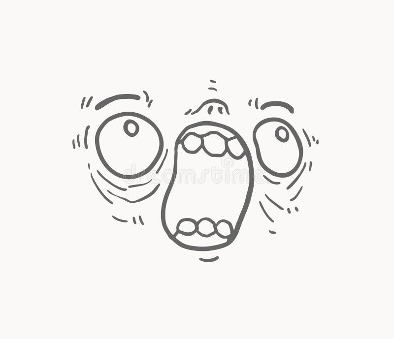 Funny Cartoon Character Draw Stock Vector - Illustration of creative ...