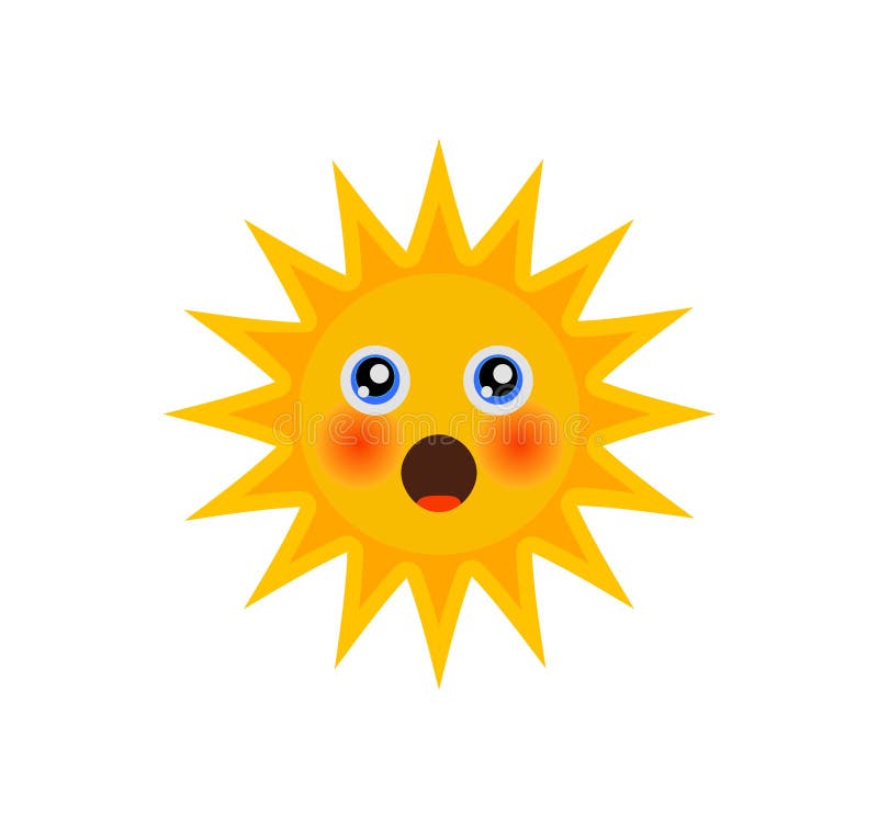 Surprise Sun Cartoon Character Stock Illustrations – 282 Surprise Sun ...