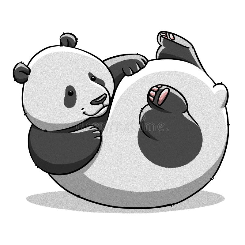 Panda Funny Cartoon