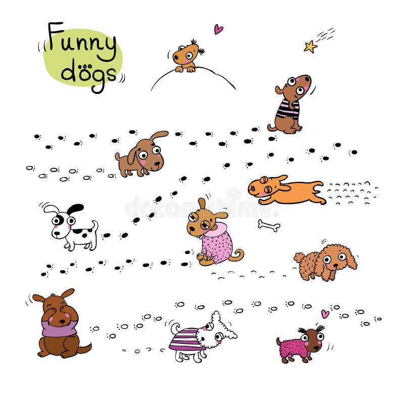 Dogs Drawing Doodle Stock Illustrations – 2,162 Dogs Drawing Doodle ...