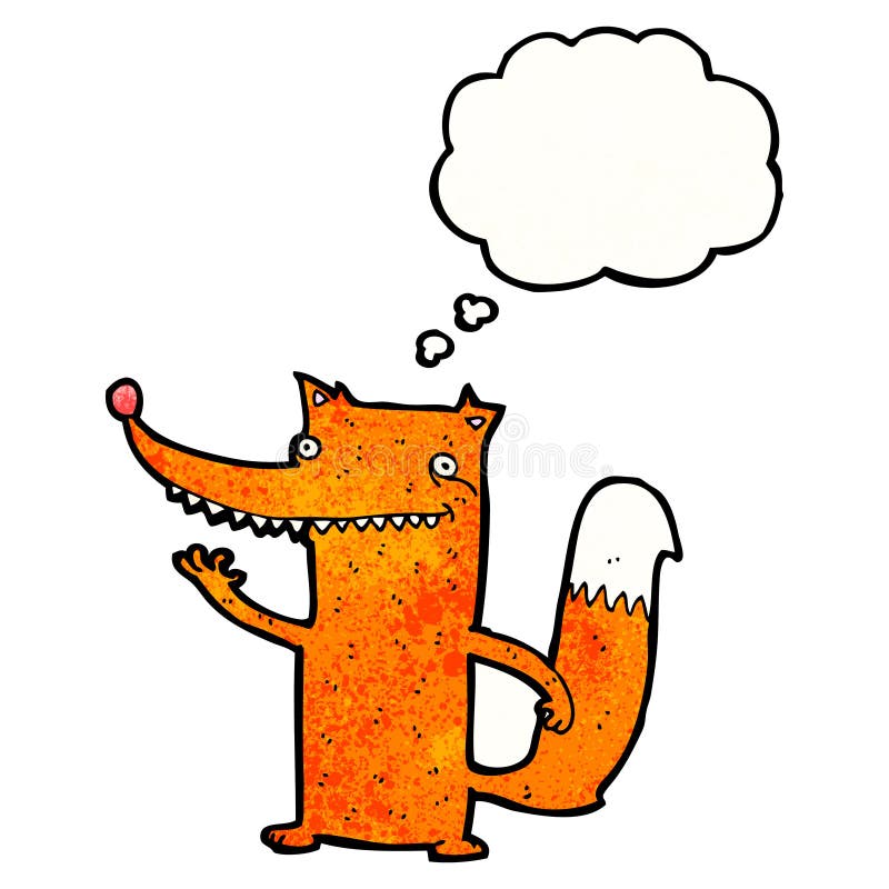 Funny cartoon fox stock vector. Illustration of texture - 38033673