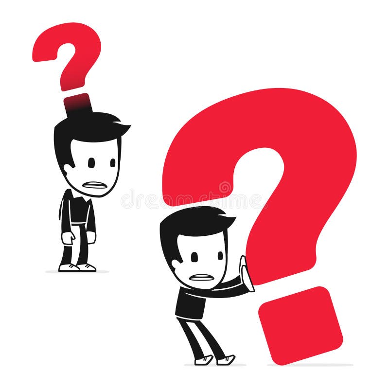 Funny cartoon helper man stock illustration. Illustration of ...