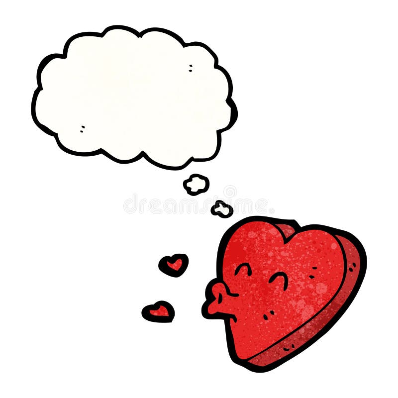 Scared Cartoon Heart stock vector. Illustration of valentines - 47788238