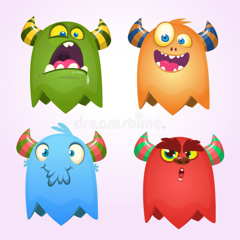Funny Monsters Set Images Stock Illustrations 6 567 Funny Monsters