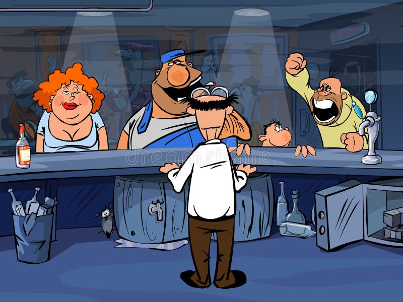 Funny Bar Cartoons