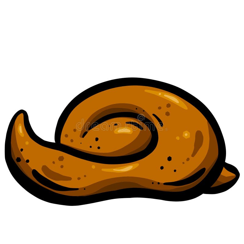 Funny Cartoon Poop or Poo Vector Illustration Stock Vector ...