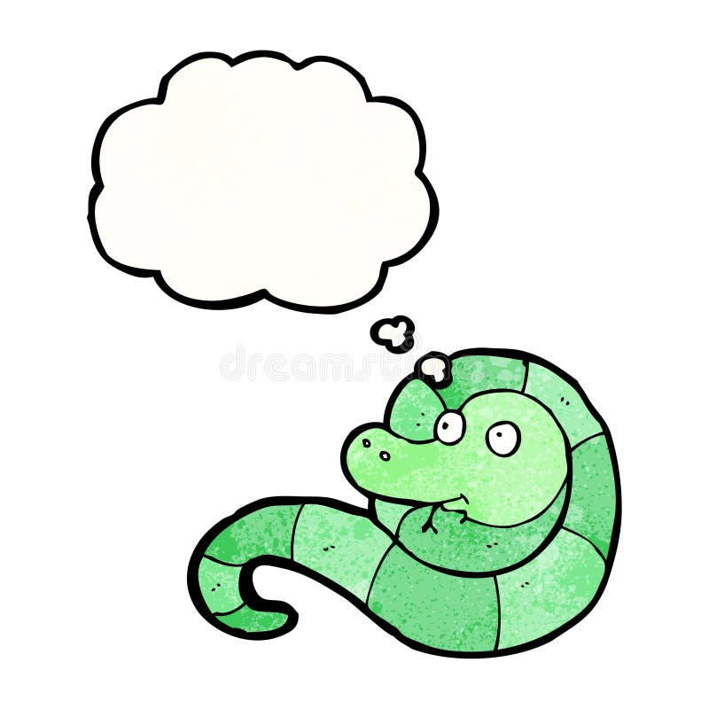 Funny cartoon snake stock vector. Illustration of drawn - 38056035