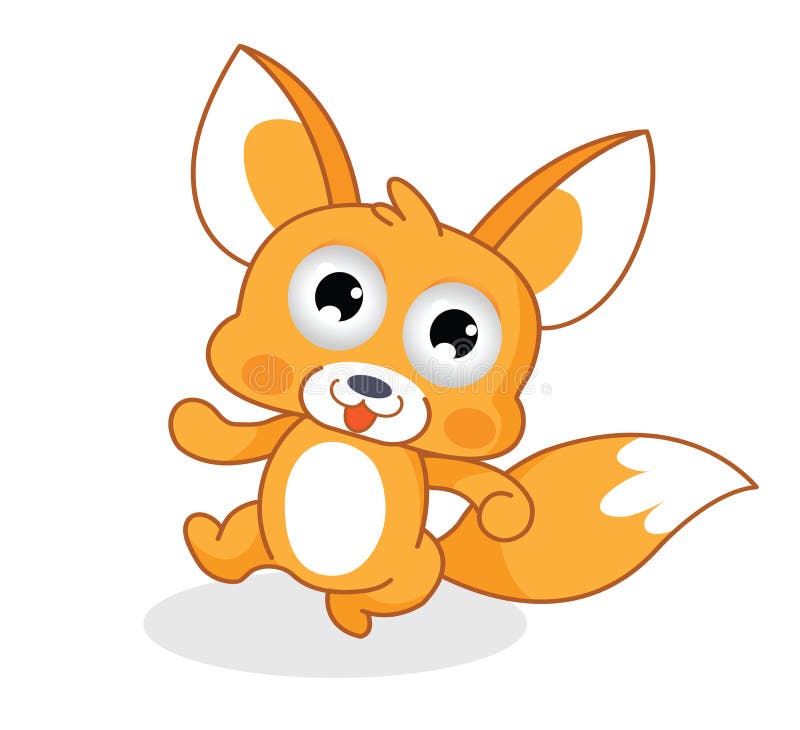 Funny cartoon squirrel stock illustration. Illustration of squirrel ...