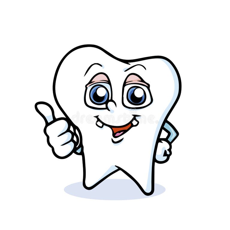Cartoon Tooth Thumbs Up Stock Illustrations – 205 Cartoon Tooth Thumbs ...