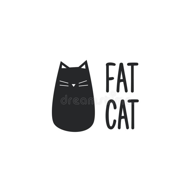 Funny cat logo vector stock vector. Illustration of sign - 101928127