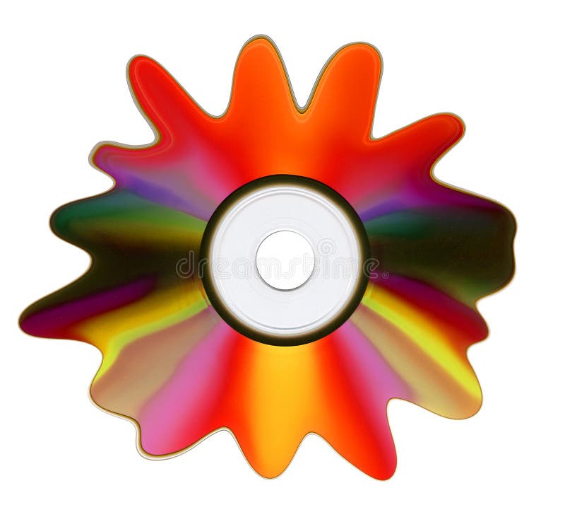 Funny CD. stock image. Image of data, digital, curved - 1861019