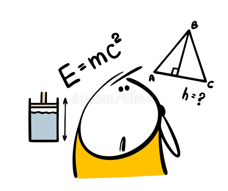 Doodle Illustration Geometry Formulas Stock Illustrations – 498 Doodle ...