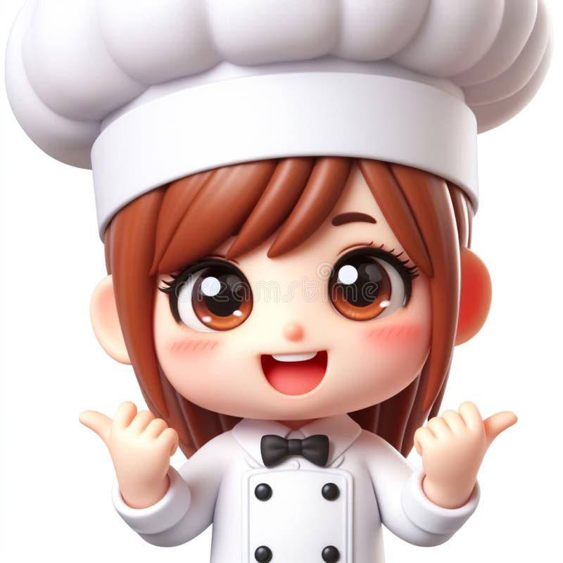 Funny Chef Cartoon. Good Food Stock Illustration - Illustration of diet ...