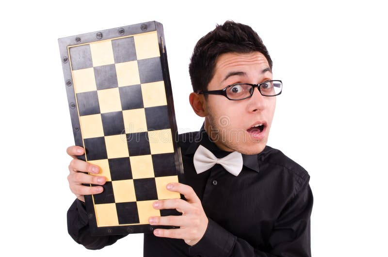 Funny chess player stock image. Image of decision, humourous - 40153057