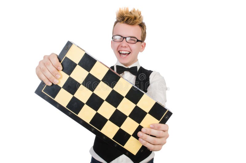 Funny chess player stock image. Image of play, chessboard - 40153685