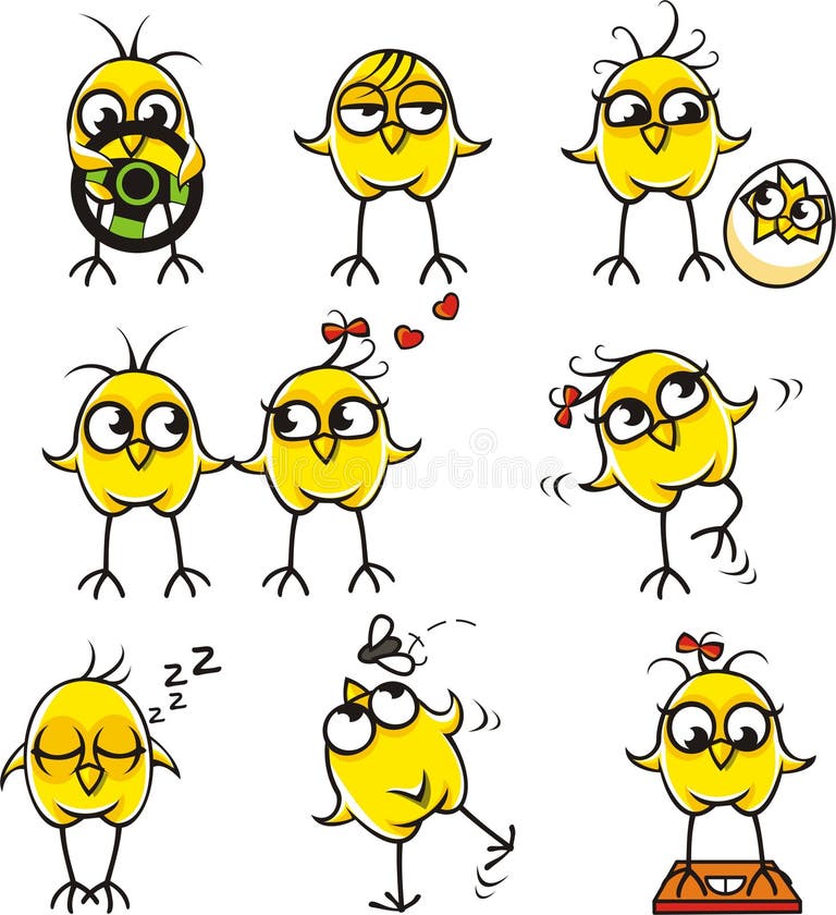 Smiley Chickens Stock Illustrations – 19 Smiley Chickens Stock ...