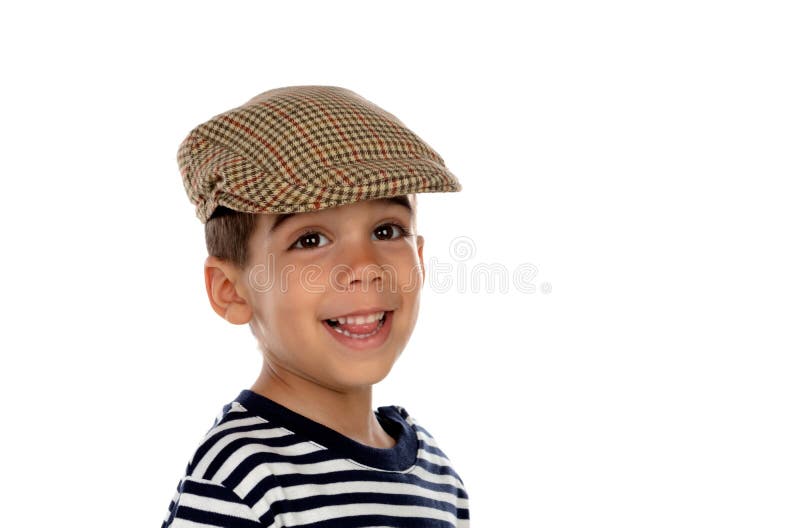 Funny Child with a Spanish Cap Stock Image - Image of person, emotion ...