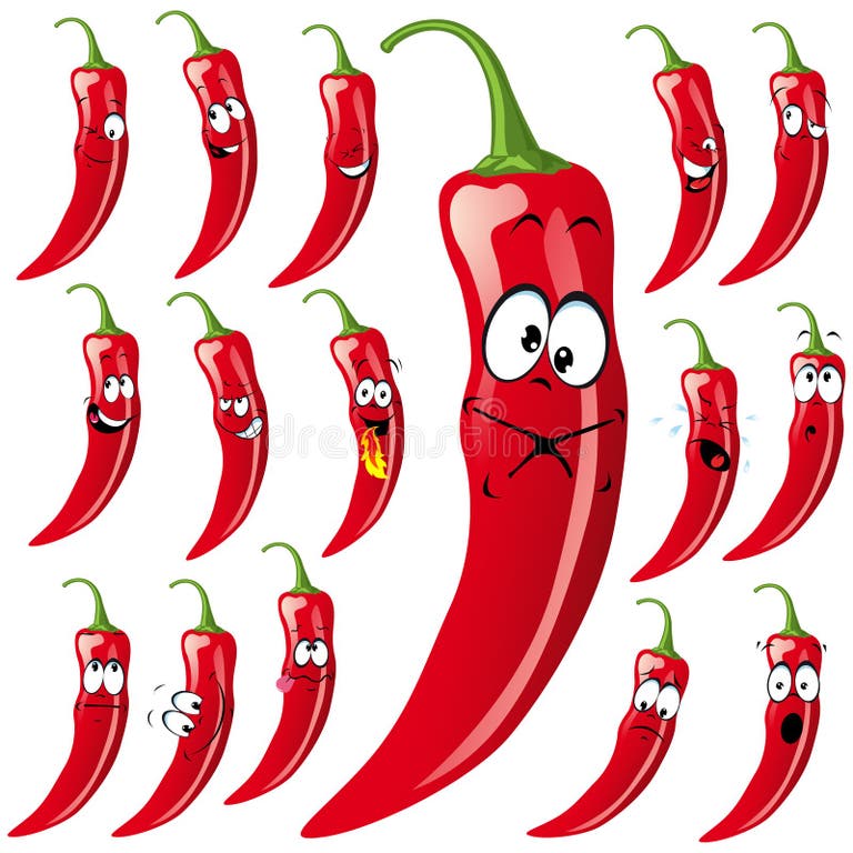 Chili Pepper Cartoon Stock Illustrations – 15,441 Chili Pepper Cartoon ...