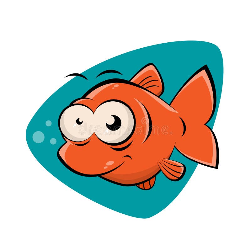 Funny Clipart of a Smiling Fish Stock Vector - Illustration of happy ...