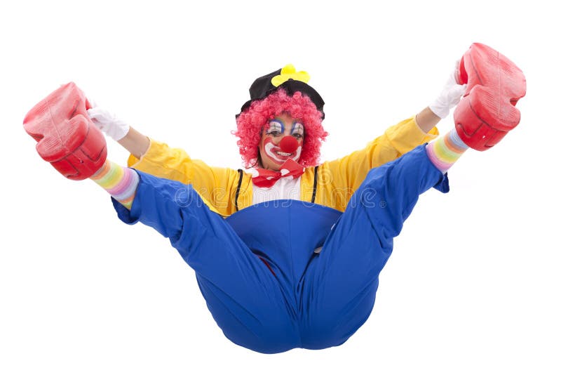 Funny clown stock image. Image of cheerful, fair, funny - 16110881