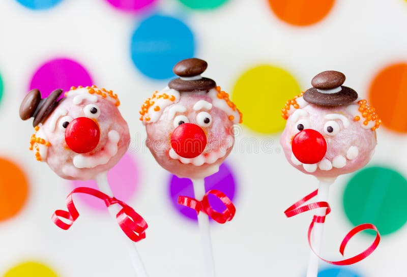 Funny Clown Cake Pops Stock Photos - Free & Royalty-Free Stock Photos ...