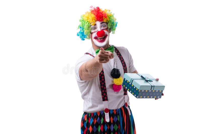 Happy Birthday Clown Gift Boxes Stock Photos - Free & Royalty-Free ...