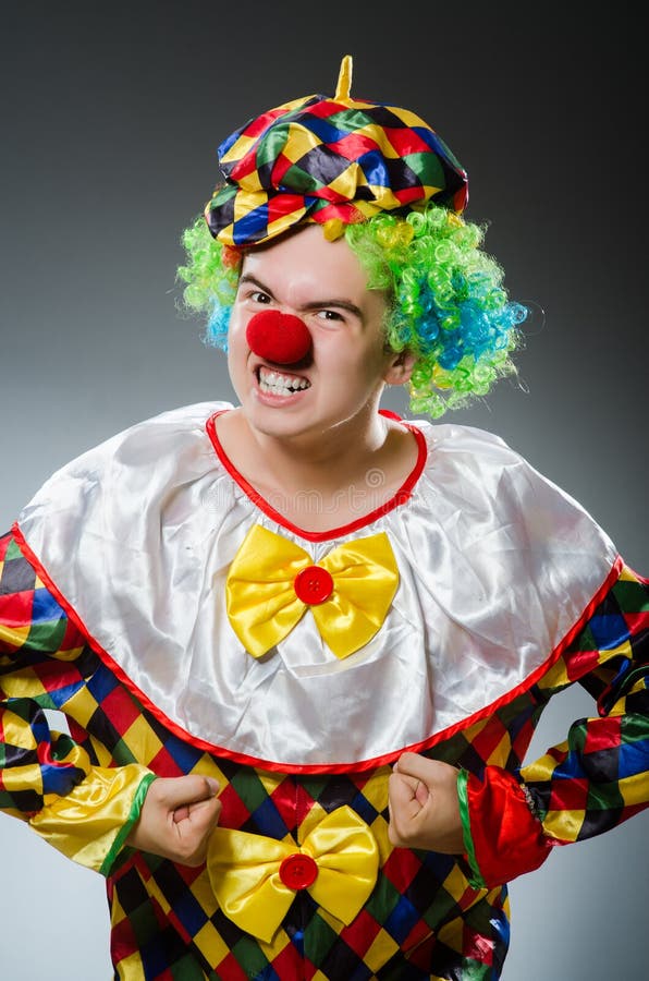 Funny clown stock image. Image of humour, fool, jester - 43416879